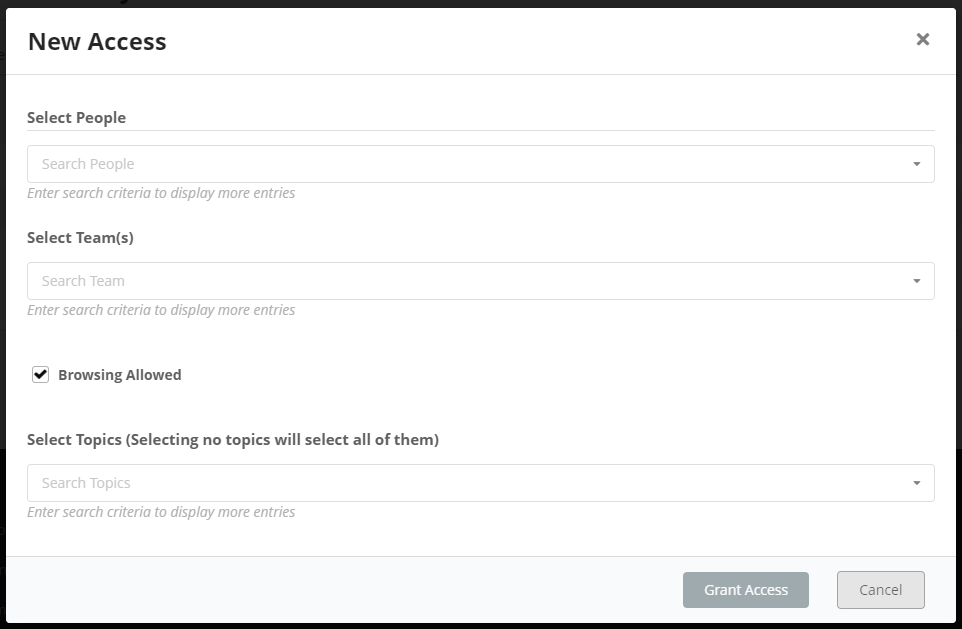Granting Library Access – BizLibrary