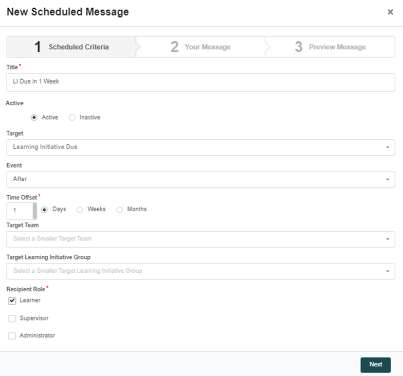 Scheduled Message Explanations and Templates – BizLibrary