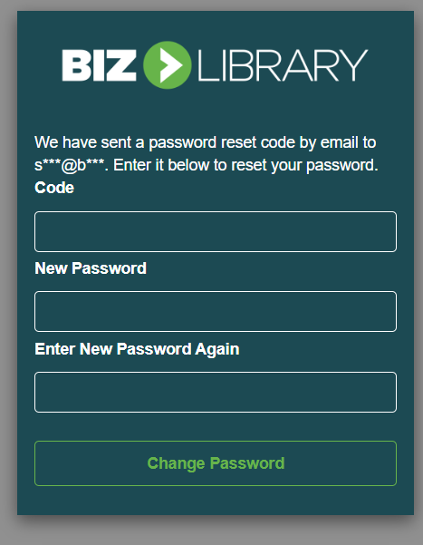 Resetting My Passwords – BizLibrary